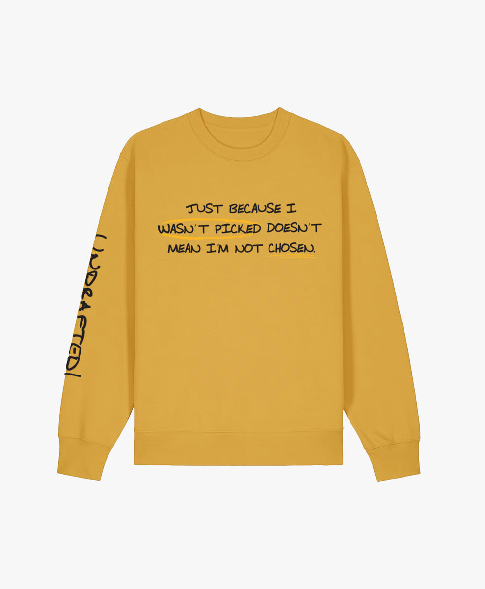Pivot Undrafted Gold Crewneck Sweatshirt – The Pivot Shop